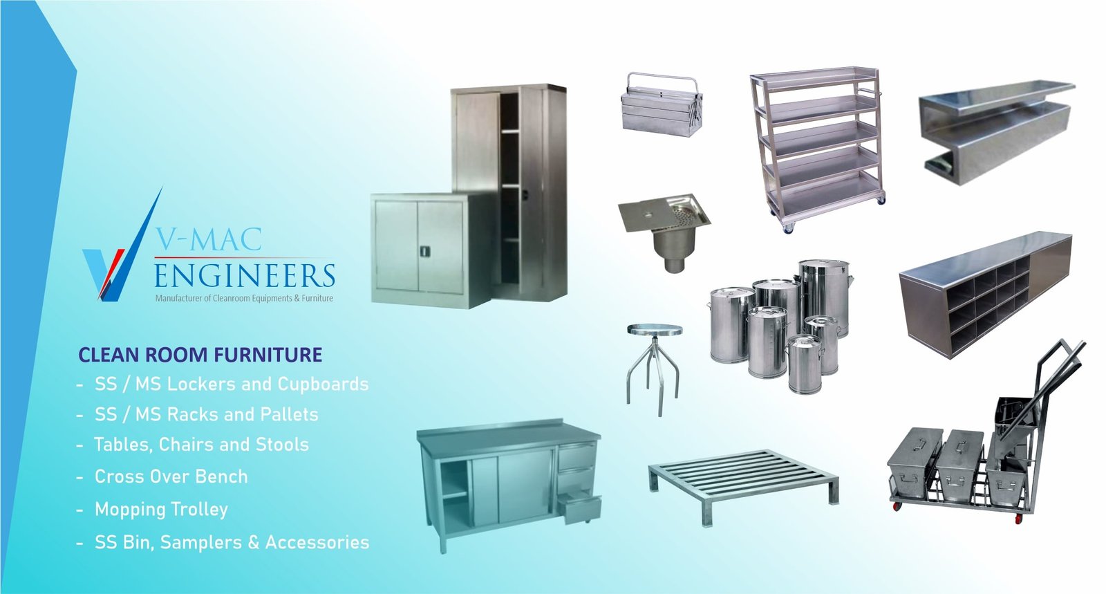 V-Mac Engineers | Manufacturer of Clean Room Equipments & Furniture