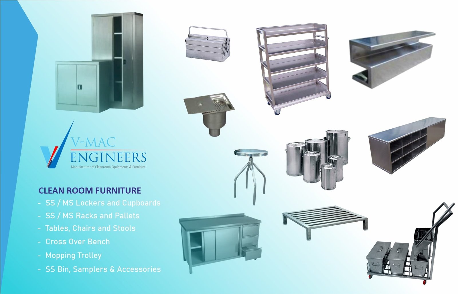 V-Mac Engineers | Manufacturer of Clean Room Equipments & Furniture
